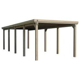 Einzelcarport Weka "617 Gr.3", braun, B/H/T: 215cm x, Carports