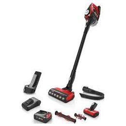 Bosch Akku-Stielstaubsauger "Unlimited 8 Gen2 ProAnimal BCS8224PET, für Tierhaare, Hygiene-Filter", bunt (rot, silberfarben), B:21,1cm H:127,7cm T:25,2cm, Akkusauger, 10 J. Motorgarantie, 2 Akkus - bis 130 min Laufzeit, Schnellladen, rot, Staubsauger Akkusauger