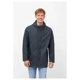 Regen- und Matschjacke Derbe "Passby_plain", Herren, Gr. M, blau (navy), Obermaterial: 100% Polyester; Futter: 100% Polyester, Basic, normal, Bündchen, Jacken, wasserabweisend, winddicht, Kapuze