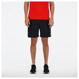Laufshorts New Balance "Sport Essentials Short 7"", Herren, Gr. L, N-Gr, schwarz, Stoff, Obermaterial: 100% Polyester, unifarben, Hosen, elastischer Bund