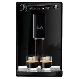 Melitta Kaffeevollautomat "Solo E950-201, schwarz", schwarz (schwarz, schwarz), B:45,5cm H:30,3cm T:20cm, Kaffeevollautomaten, Perfekt für Café crème & Espresso, nur 20cm breit