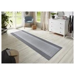 Teppich Hanse Home "Band", grau (hellgrau), B:80cm H:9mm L:300cm, Kunstfaser, Teppiche, Teppich, Kurzflor, weich, L&auml;ufer Gr&ouml;&szlig;en, Wohnzimmer, Schlafzimmer, Esszimmer