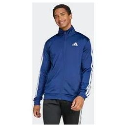Trainingsjacke Adidas SPORTSWEAR "M 3S TR TT", Herren, Gr. 3XL, blau (dunkelblau), Obermaterial: 100% Polyester, Jacken