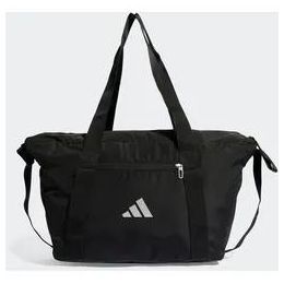 Sporttasche Adidas PERFORMANCE "Adidas SP BAG", schwarz (schwarz, silber metallic), Obermaterial: 100% Polyester, Taschen, Fitness Sporttasche