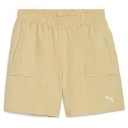 Shorts Puma "WARDROBE ESS Relaxed 6" Cargoshorts Herren", Herren, Gr. XL, Normalgrößen, schwarz (pebble path schwarz), Obermaterial: 100% Nylon; Seitentasche – Oben: 100% Polyester; Seitentasche – Unten: 100% Nylon; Rücktaschenbeutel: 100% Polyester, unifarben, relaxed fit, Hosen