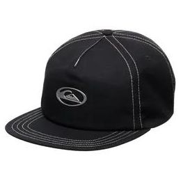 Snapback Cap Quiksilver "Saturn", Herren, schwarz (schwarz, jet schwarz), Obermaterial:100% Microfaser;, Caps