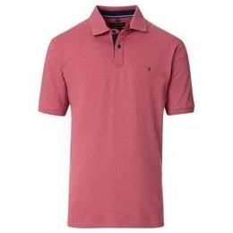 Poloshirt Casamoda "Casamoda Polo-Shirt uni", Herren, Gr. 6XL, rosa (rosarot), 95% Baumwolle, 5% Elasthan, Shirts