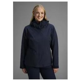 Doppeljacke Maier Sports "DA-DOPPELJACKE MTEX EL. METOR 3IN1 W", Damen, Gr. 44, night sky, Obermaterial: 100% Polyester, Jacken, Wasser- & Winddicht & Atmungsaktiv, &Uuml;bergangsjacke