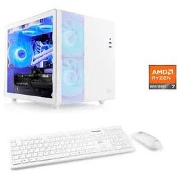 CSL PC "Cube V24226", wei&szlig;, Microsoft Windows 11 Home (64 Bit), 32 GB RAM 1.000 GB SSD, Desktop-PCs, PC