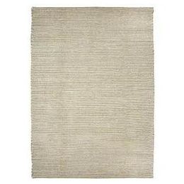 Teppich Pad "Snap", sand, B:140cm H:5mm L:200cm, Baumwolle, Wolle, Teppiche, handgewebt, reine Wolle, meliert, gestreift, Wohnzimmer