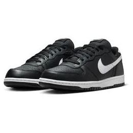 Sneaker Nike SPORTSWEAR "BIG LOW", Herren, Gr. 44, schwarz, wei&szlig;, Leder, Synthetik, Schuhe Sneaker
