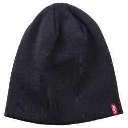 Levi's Strickmütze LEVI'S "UNISEX", Damen, Gr. L/XL, blau (navy blau), Kunstfaser, Basic, Mützen, OTIS BEANIE