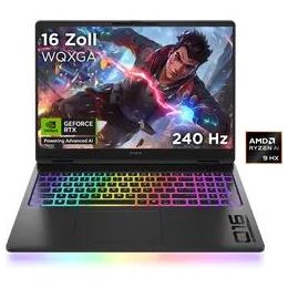 HP Gaming-Notebook "OMEN Max 16-ak0097ng", schwarz, 32 GB RAM 1.000 GB SSD, RyzenTM AI 9, Windows11Home, Notebooks