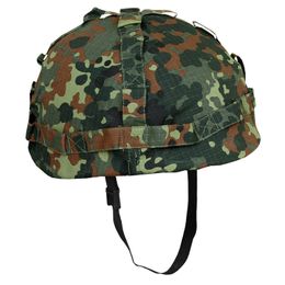 MFH US Helm Kunststoff mit Bezug Import flecktarn
