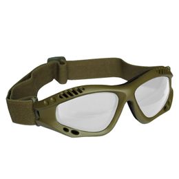 Mil-Tec Commando Brille Air Pro klar oliv