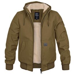 Vintage Industries Datton Sherpa Jacke sand, Größe XL