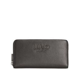 Liu Jo Caliwen XL Zip Around - Geldbörse 12cc 19 cm (anthrazit met.) in anthrazit met. | Gr.: onesize