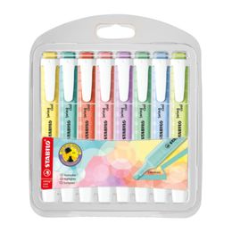 Papeterie/PBS - Textmarker - Stabilo swing cool Pastel - 8er Pack - mit 8 versc | Gr.: onesize