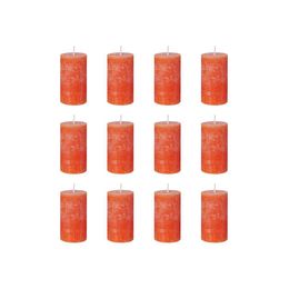 Butlers Stumpenkerze RUSTIC 12er-Set in Orange | Gr.: onesize
