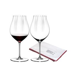 Riedel Glas 2er Set Pinot Noir Gläser inkl. Poliertuch Performance 830 ml in transparent | Gr.: onesize