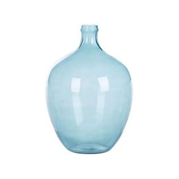 Beliani Blumenvase ROTI in Blau - (W) 29 x (H) 39 x (L) 29 cm | Gr.: onesize