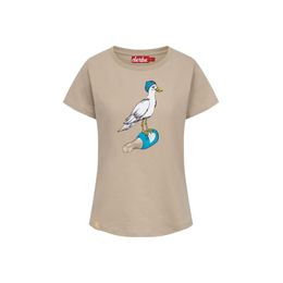 Derbe T-Shirt in Beige | Gr.: XL