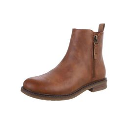 Ital-Design Stiefelette in Camel | Gr.: 38