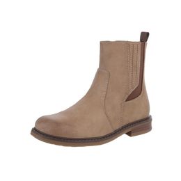 Ital-Design Stiefelette in Hellbraun | Gr.: 39