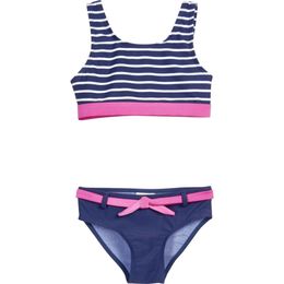 Playshoes Bikini "UV-Schutz Bikini Ringel" in Blau | Gr.: 98/104