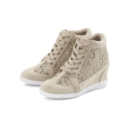 Lascana Sneaker in beige | Gr.: 41
