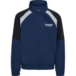 Hummel Kinder Trainingsjacke "Loose Tracksuit Zip Jacket" in Blau | Gr.: 110/116