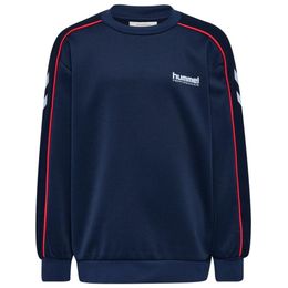 Hummel Kinder Sweatshirt "Interlock Crewneck" in Blau | Gr.: 122/128