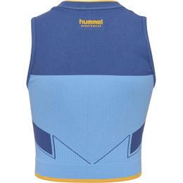 Hummel Sportshirt "Seamless Top" in Blau | Gr.: M/L