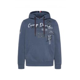 CAMP DAVID Hoodie 'Alaska Ice Tour' in blau | Gr.: M