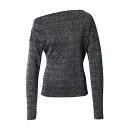 ABOUT YOU Pullover 'Duffy' Damen Gr&ouml;&szlig;e S schwarz / silber