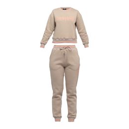 Tom Barron Trainingsanzug Damen Größe M beige / koralle