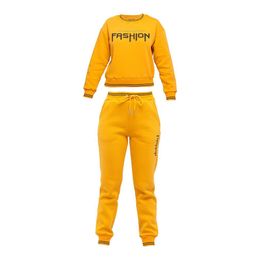 Tom Barron Jogginganzug Damen Gr&ouml;&szlig;e XS gelb / schwarz