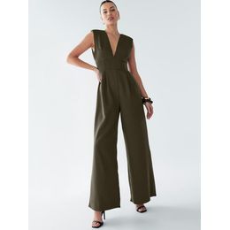 BWLDR Jumpsuit 'Romance' Damen Gr&ouml;&szlig;e M oliv
