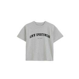 aim'n Aim'n Varsity Boxy T-shirt ' ' Damen Gr&ouml;&szlig;e L grau