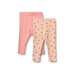 Wheat Leggings 'Jules' M&auml;dchen Gr&ouml;&szlig;e 62 rosa / pastellpink / rot