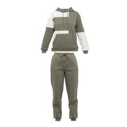 Tom Barron Jogginganzug Damen Größe L khaki / offwhite