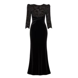 Goddiva Maxikleid Damen Größe 46 schwarz Winterkleid