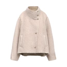 Adolfo Dominguez &Uuml;bergangsjacke Damen Gr&ouml;&szlig;e XXL creme