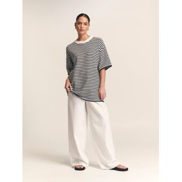 St MRLO Shirt 'Vacation' Damen Gr&ouml;&szlig;e M navy / wei&szlig;