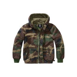 Brandit Übergangsjacke Jungen Größe 134/140 grün / mischfarben