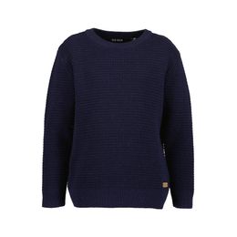 Blue Seven Pullover Jungen Gr&ouml;&szlig;e 128 nachtblau / hellbraun