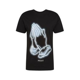 Mister Tee Shirt 'Pray Glow' male Black size XXL