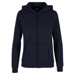 Urban Classics Zip-Up Hoodie 'Essential' female Blue size M