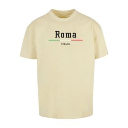 Merchcode T-Shirt 'Roma' Herren Größe 5XL hellgelb / grün / schwarz / weiß