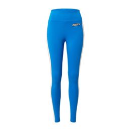 adidas originals Leggings Damen Größe L blau / weiß